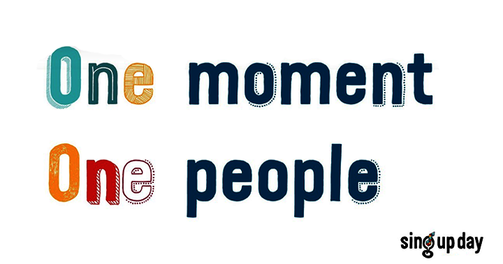 Song teaching video | One moment, one people | Sing Up
