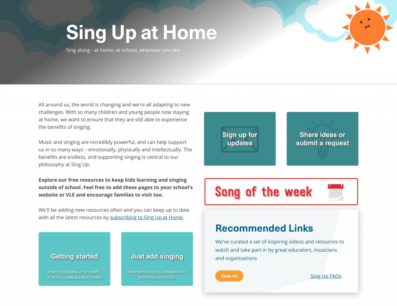 Sing Up Blog | Sing Up